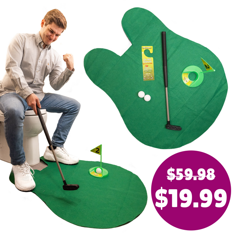 Potty Putter - Practice your golf game at home