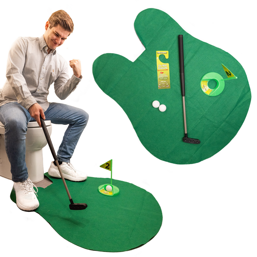 Potty Putter - Practice your golf game at home